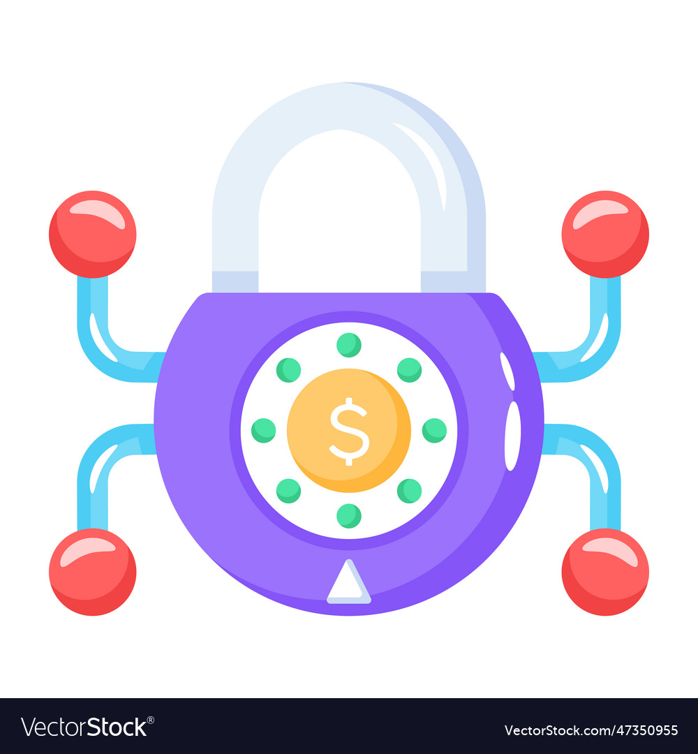 Dollar encryption Royalty Free Vector Image - VectorStock