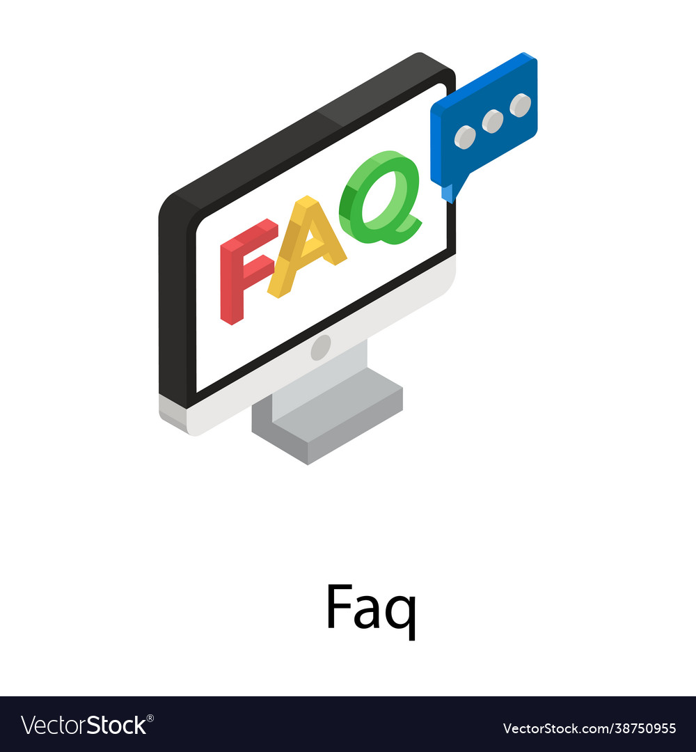 Faq Royalty Free Vector Image - VectorStock