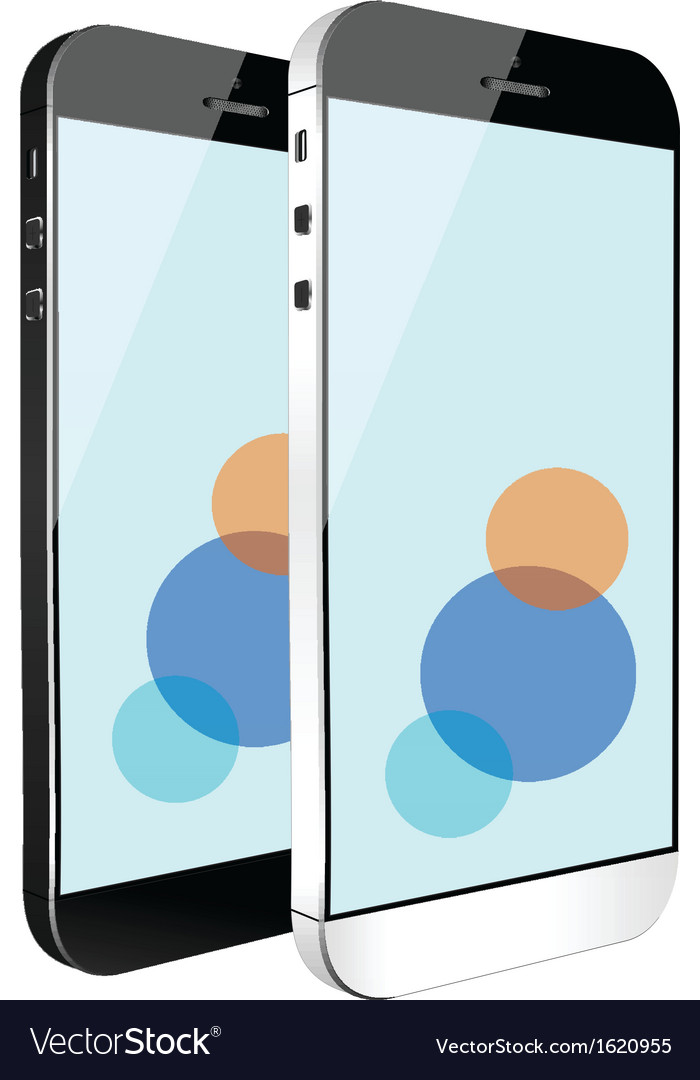 Smart phone tablet Royalty Free Vector Image - VectorStock