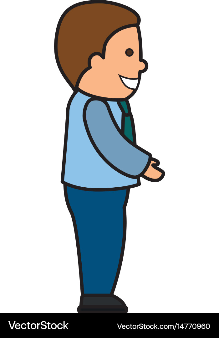 Businessman executive cartoon Royalty Free Vector Image