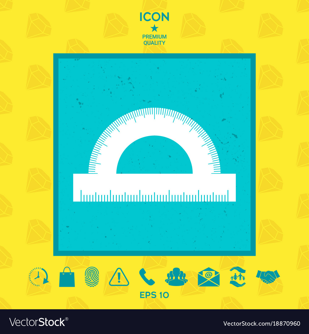 Protractor Royalty Free Vector Image - VectorStock