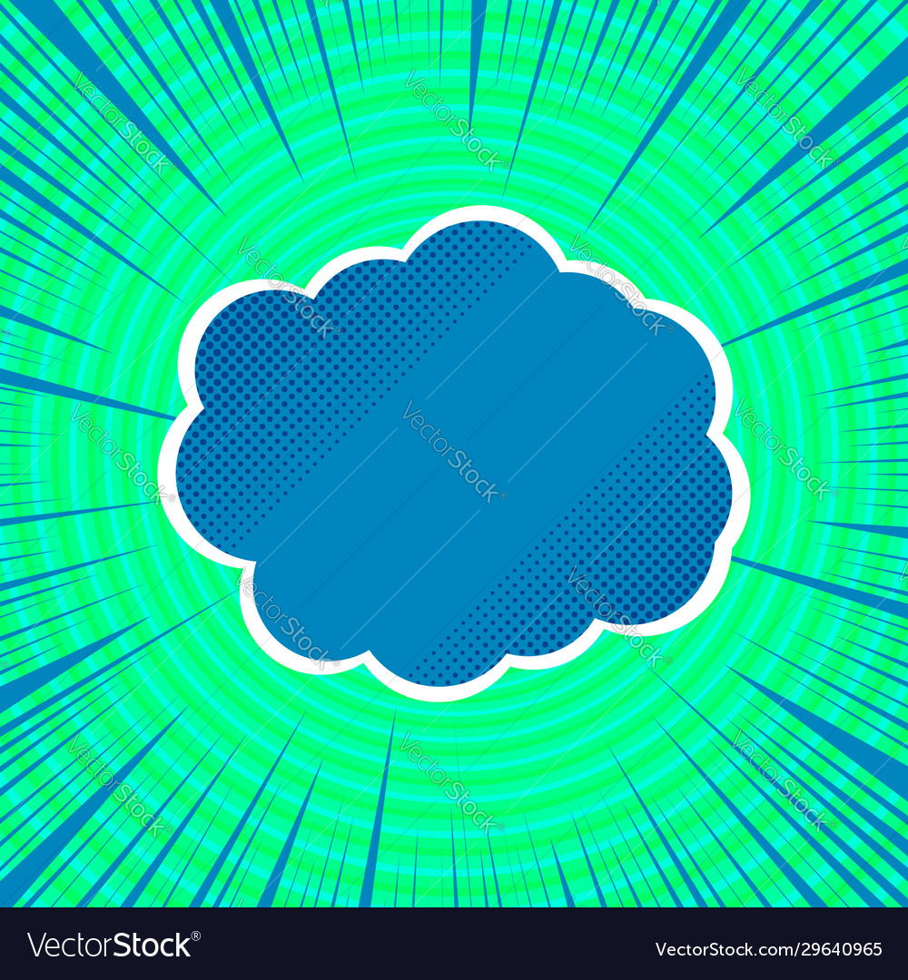 Abstract explosive comic template Royalty Free Vector Image