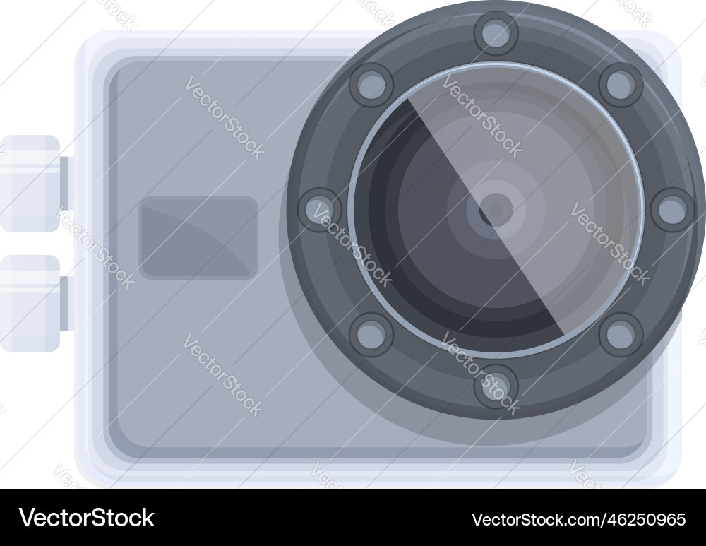 Action camera icon cartoon sport go pro Royalty Free Vector