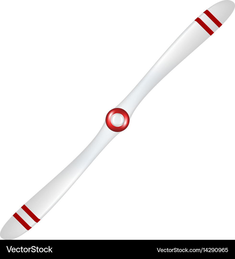 Airplane propeller in vintage design Royalty Free Vector