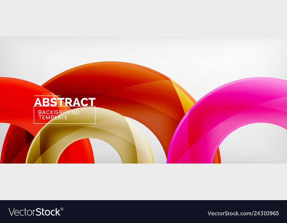 Circles Abstract Background Royalty Free Vector Image