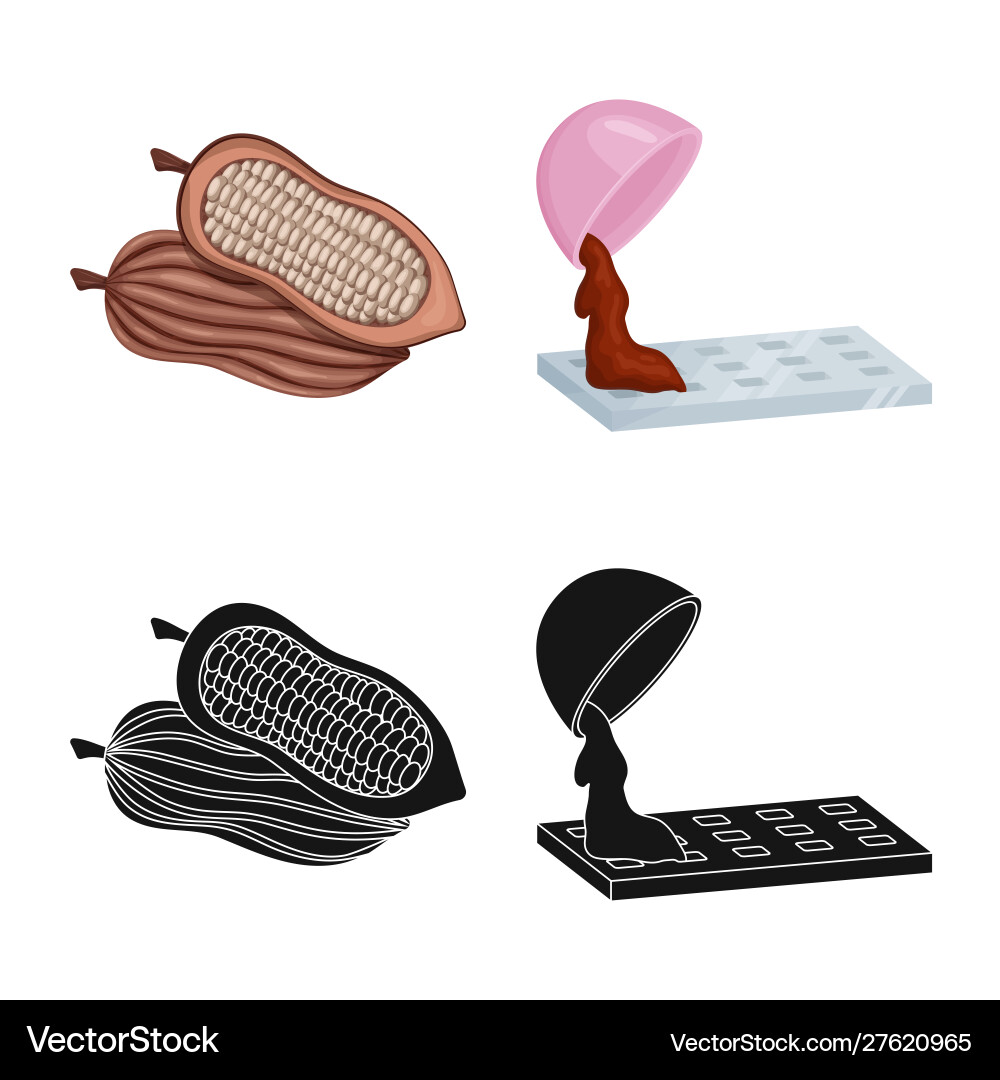 Food and yummy icon set Royalty Free Vector Image