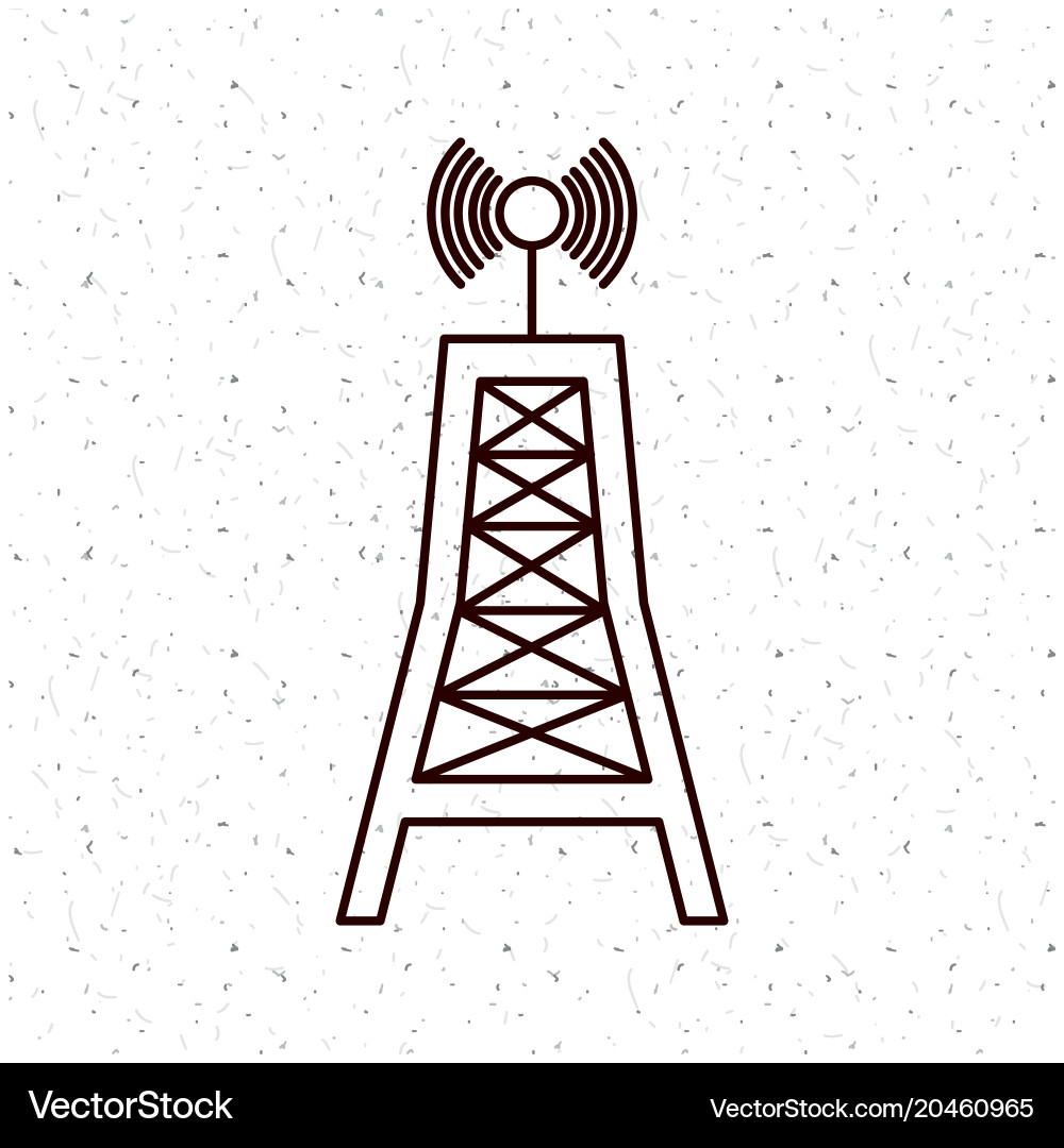 News antenna and media design Royalty Free Vector Image