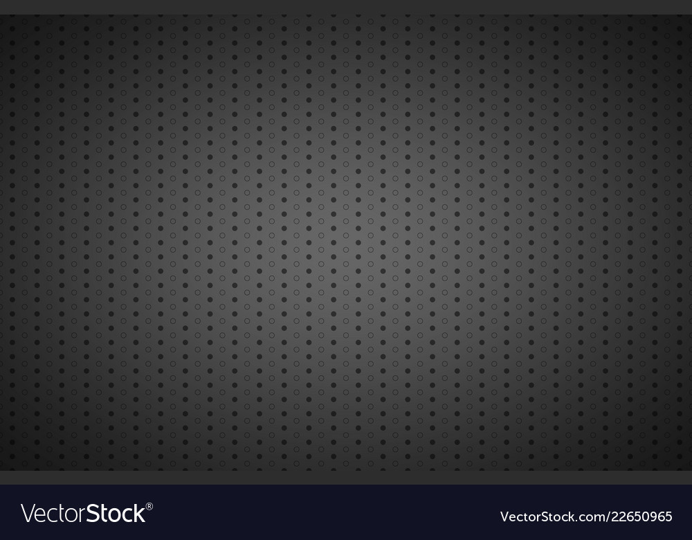 Structured dark metallic perforated background Vector Image