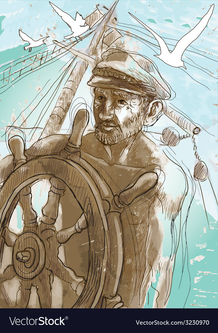 Captain Royalty Free Vector Image - VectorStock