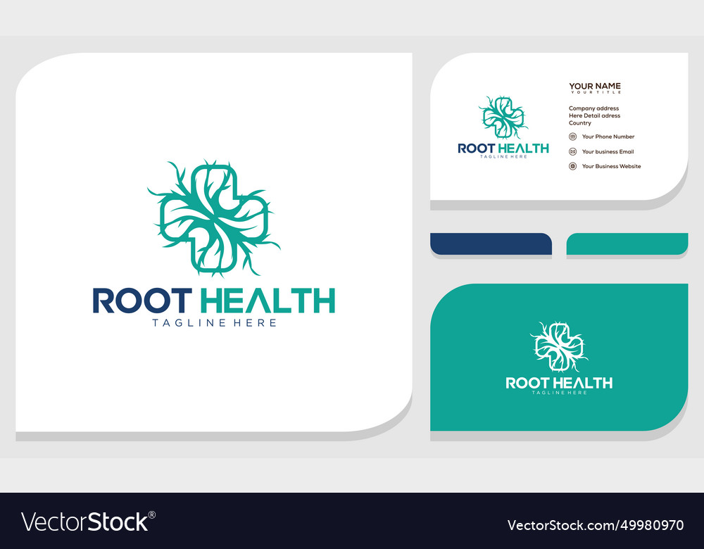 Tree root logo Royalty Free Vector Image - VectorStock