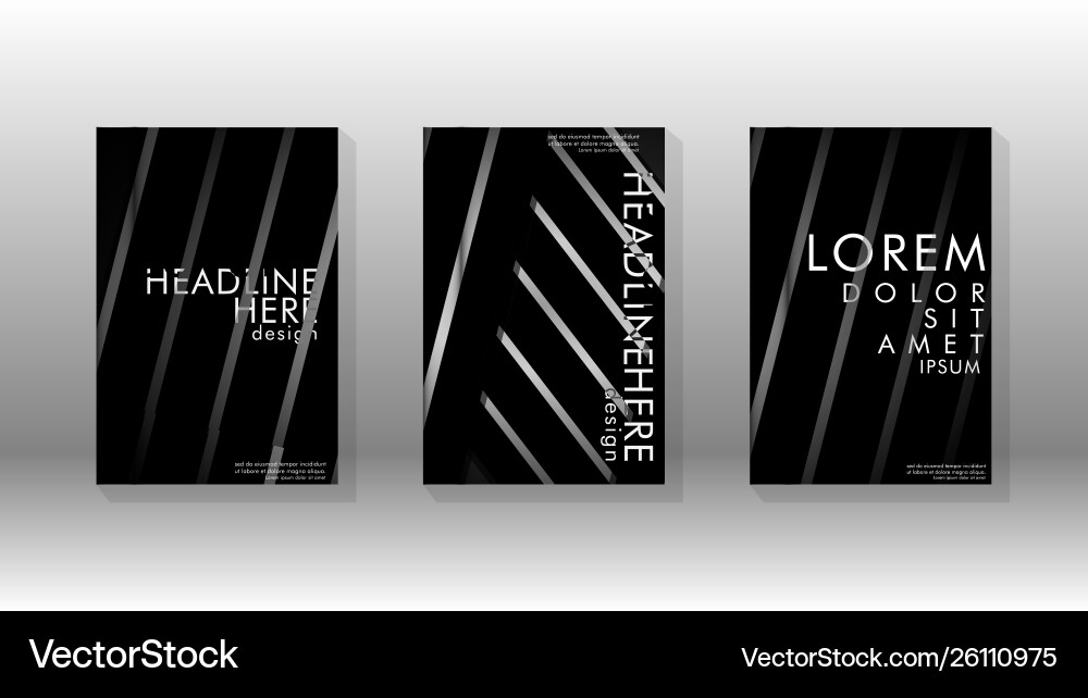 Cover book with a geometric design background Vector Image