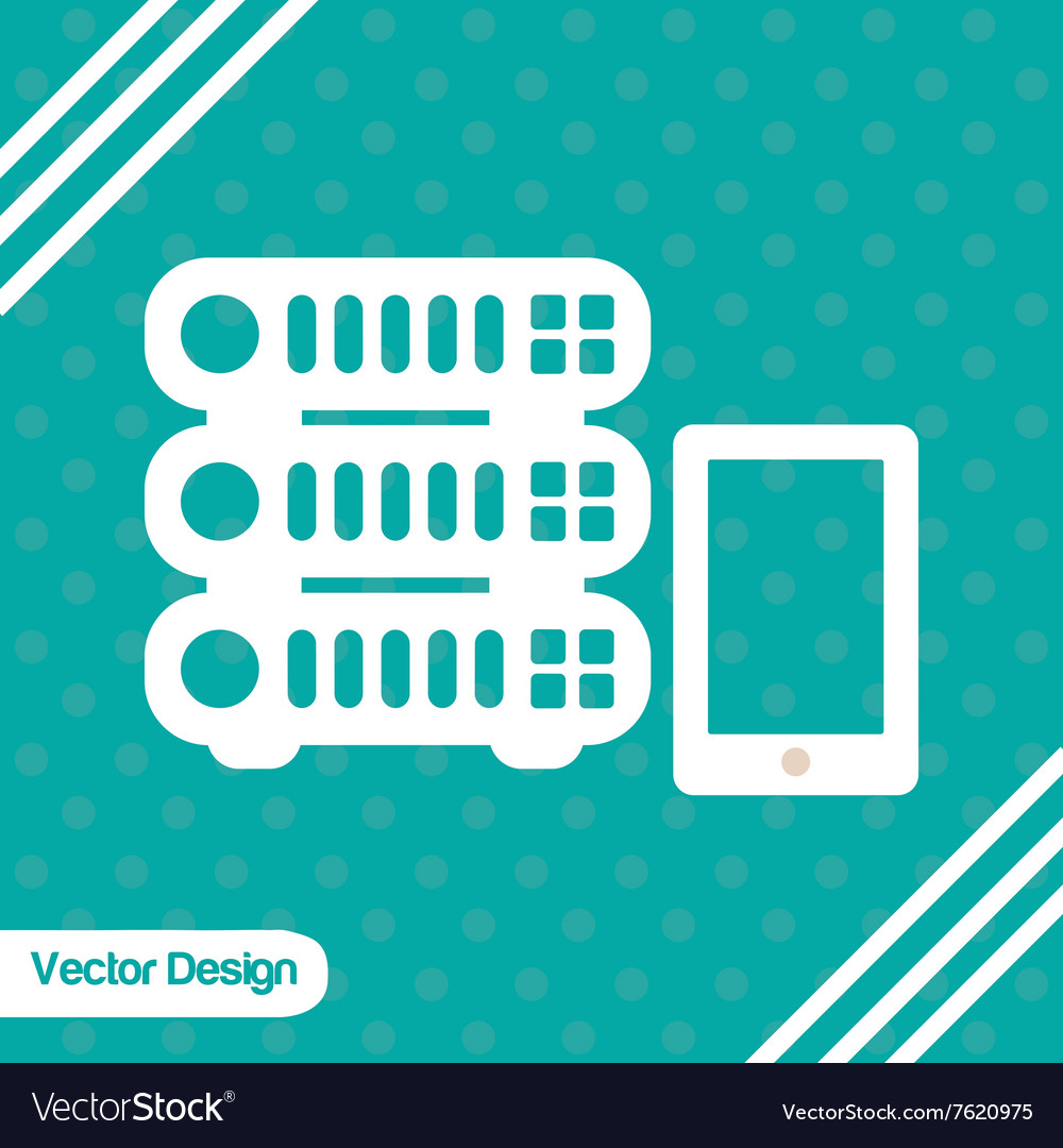 Data center design Royalty Free Vector Image - VectorStock