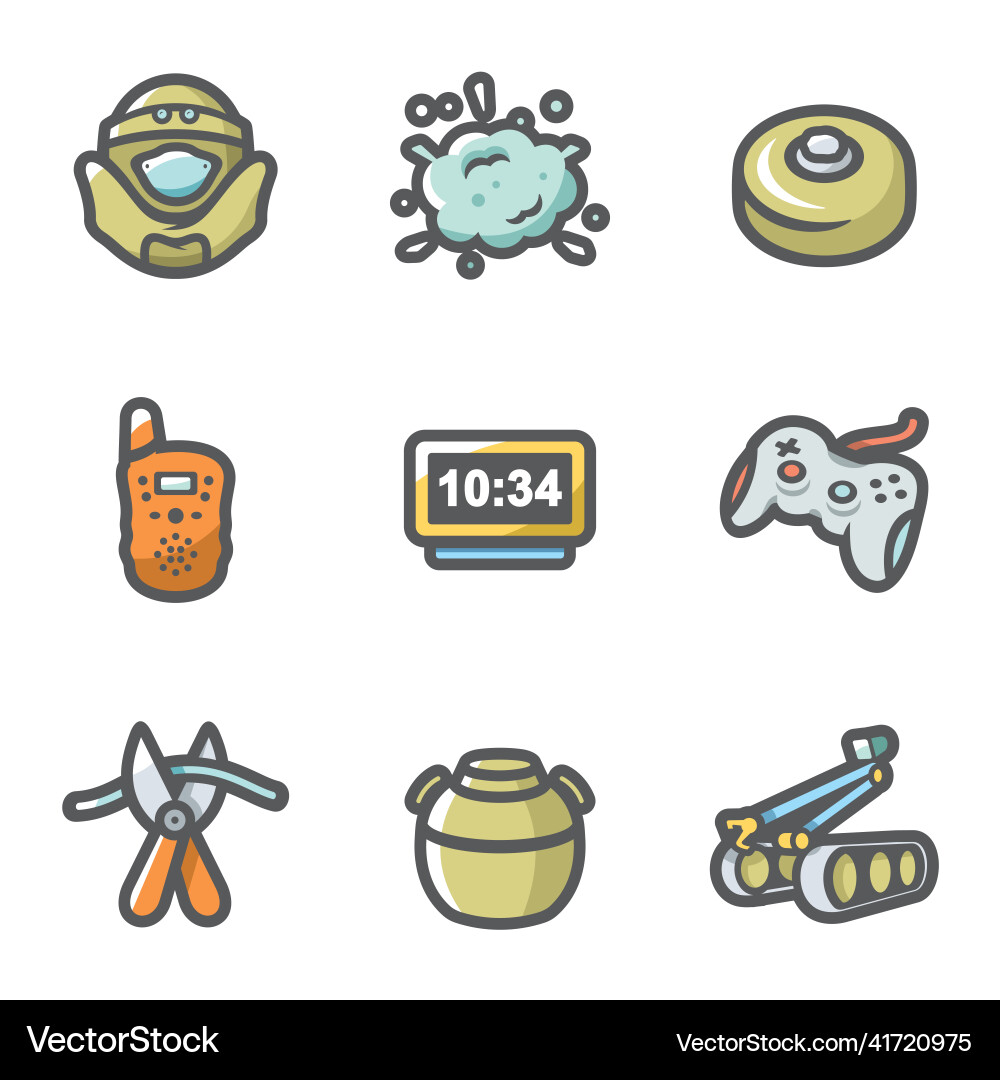 Minesweeper demining equipment for mine clearance Vector Image