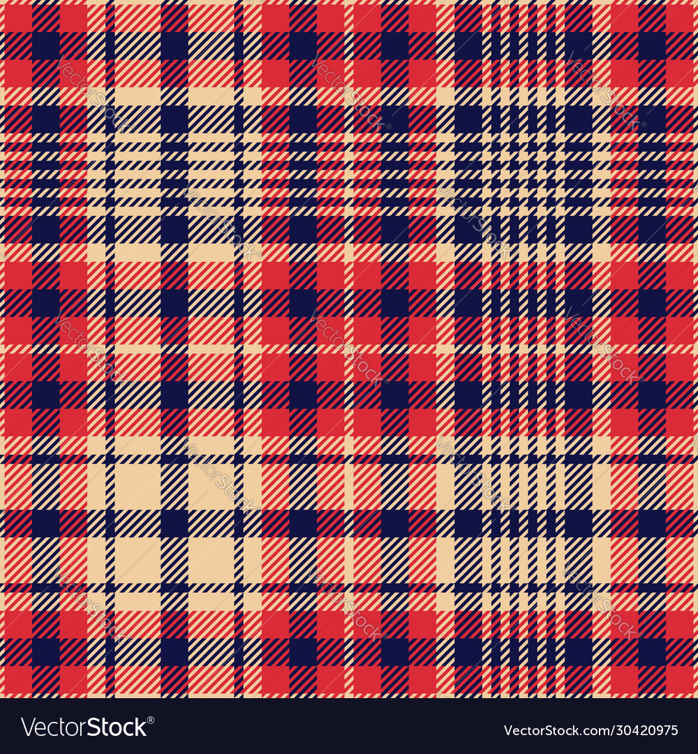Plaid pattern seamless background Royalty Free Vector Image