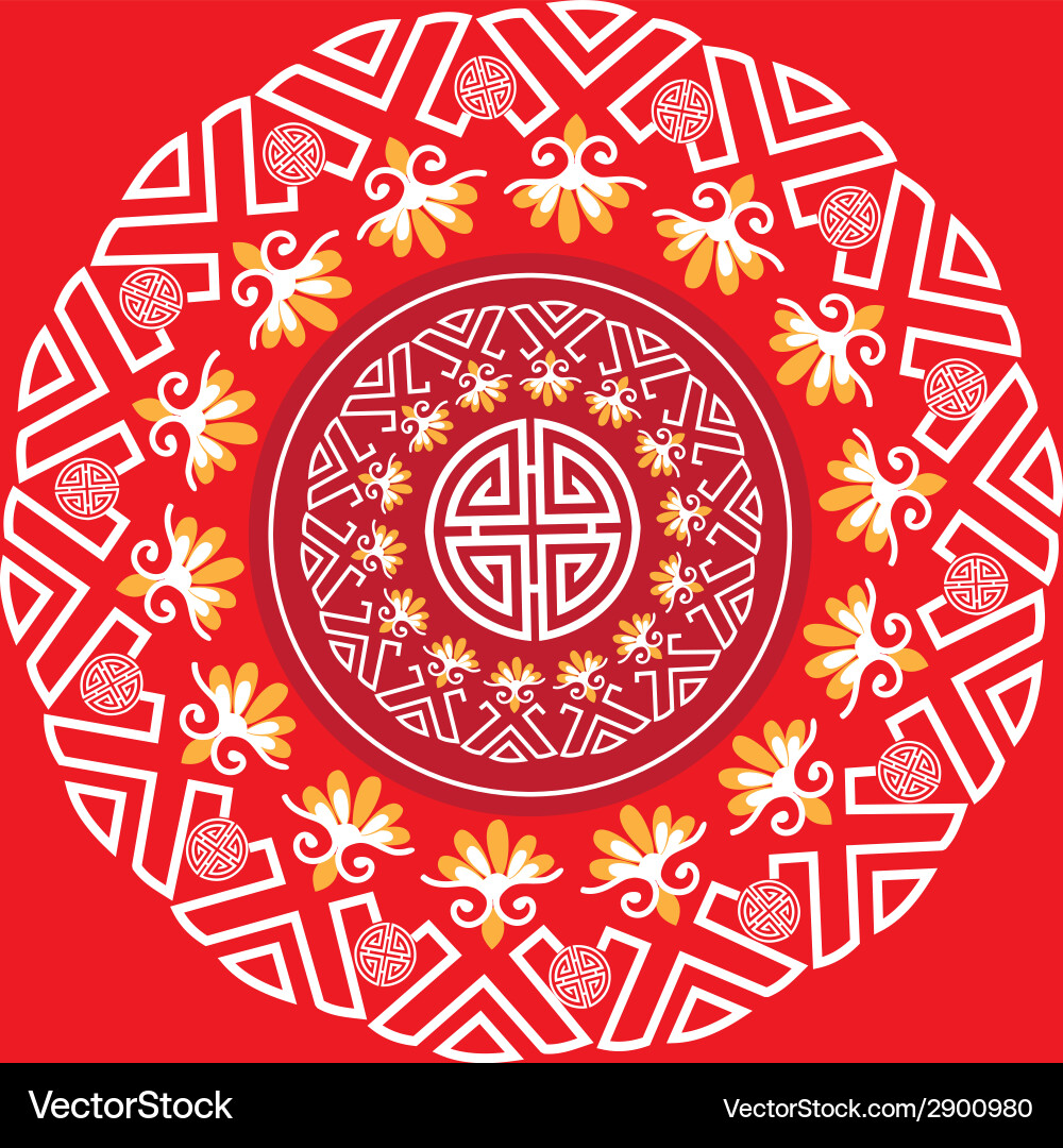 Classic oriental pattern Royalty Free Vector Image
