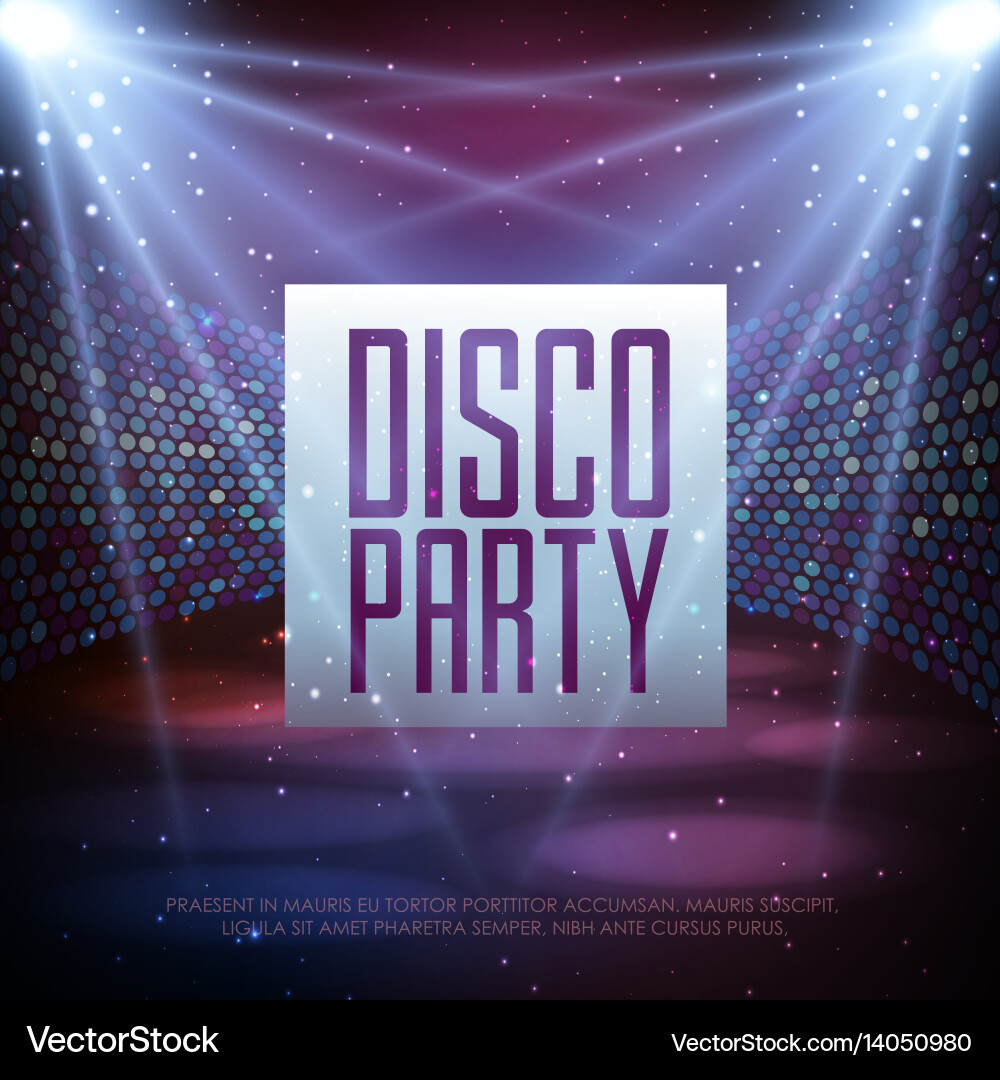 Disco abstract background ball texture Royalty Free Vector