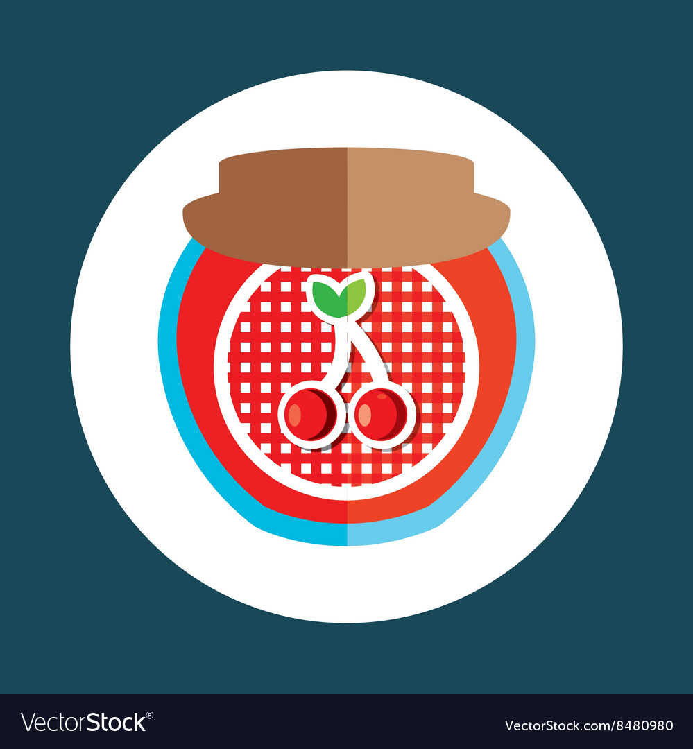 Fruit jam design Royalty Free Vector Image - VectorStock