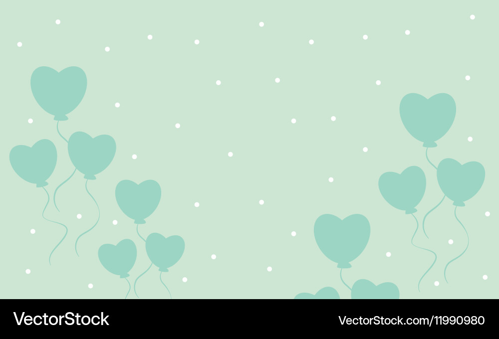 Love balloon backgrounds art Royalty Free Vector Image