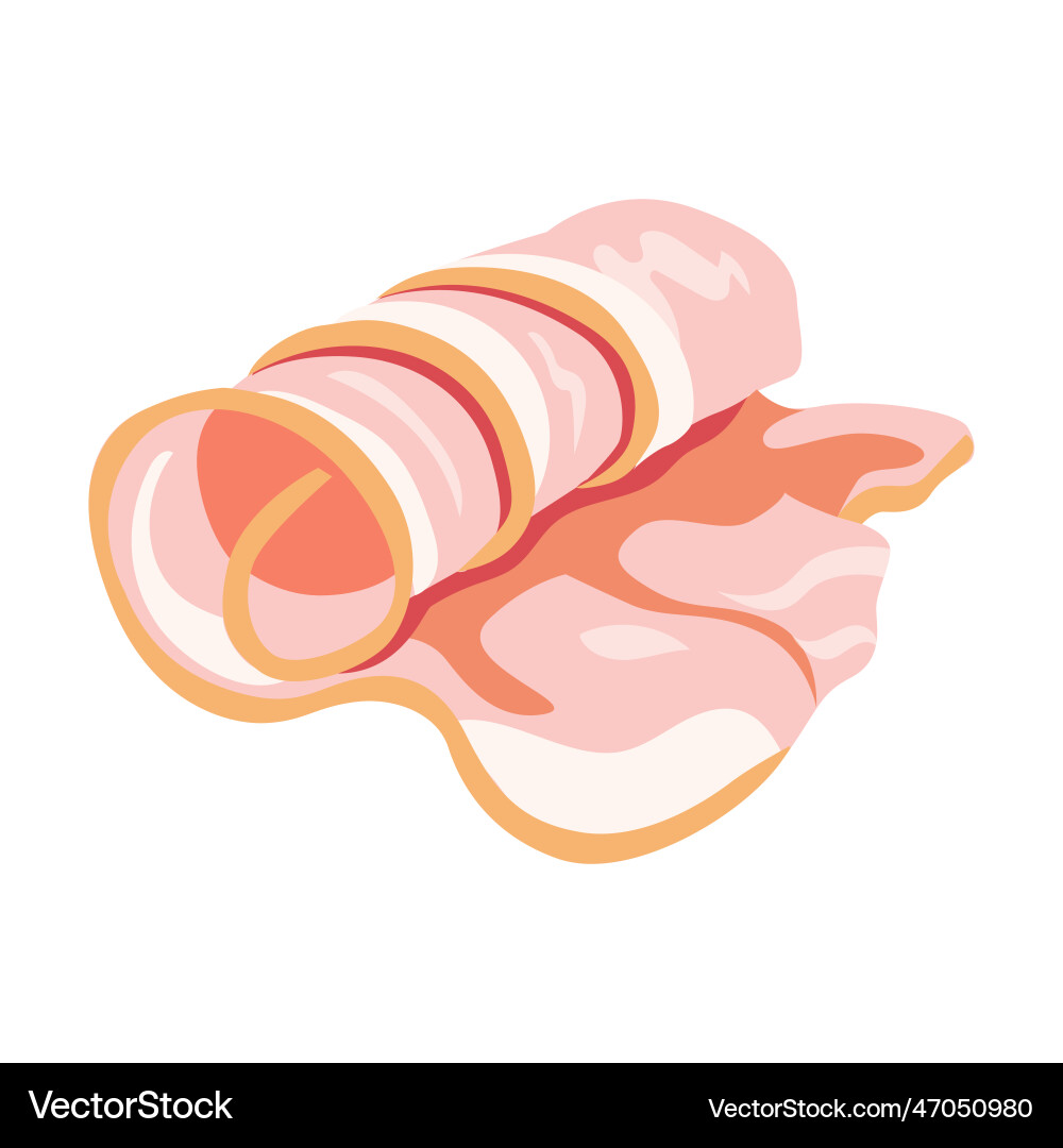 Meat product cartoon drawing Royalty Free Vector Image