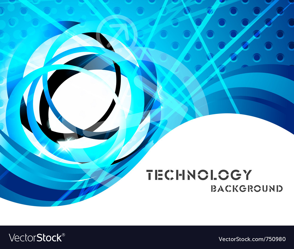 Tech background Royalty Free Vector Image - VectorStock