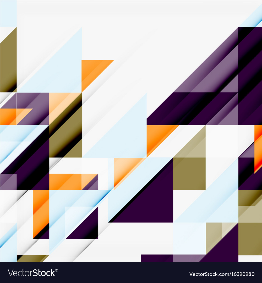 Triangle pattern design background Royalty Free Vector Image