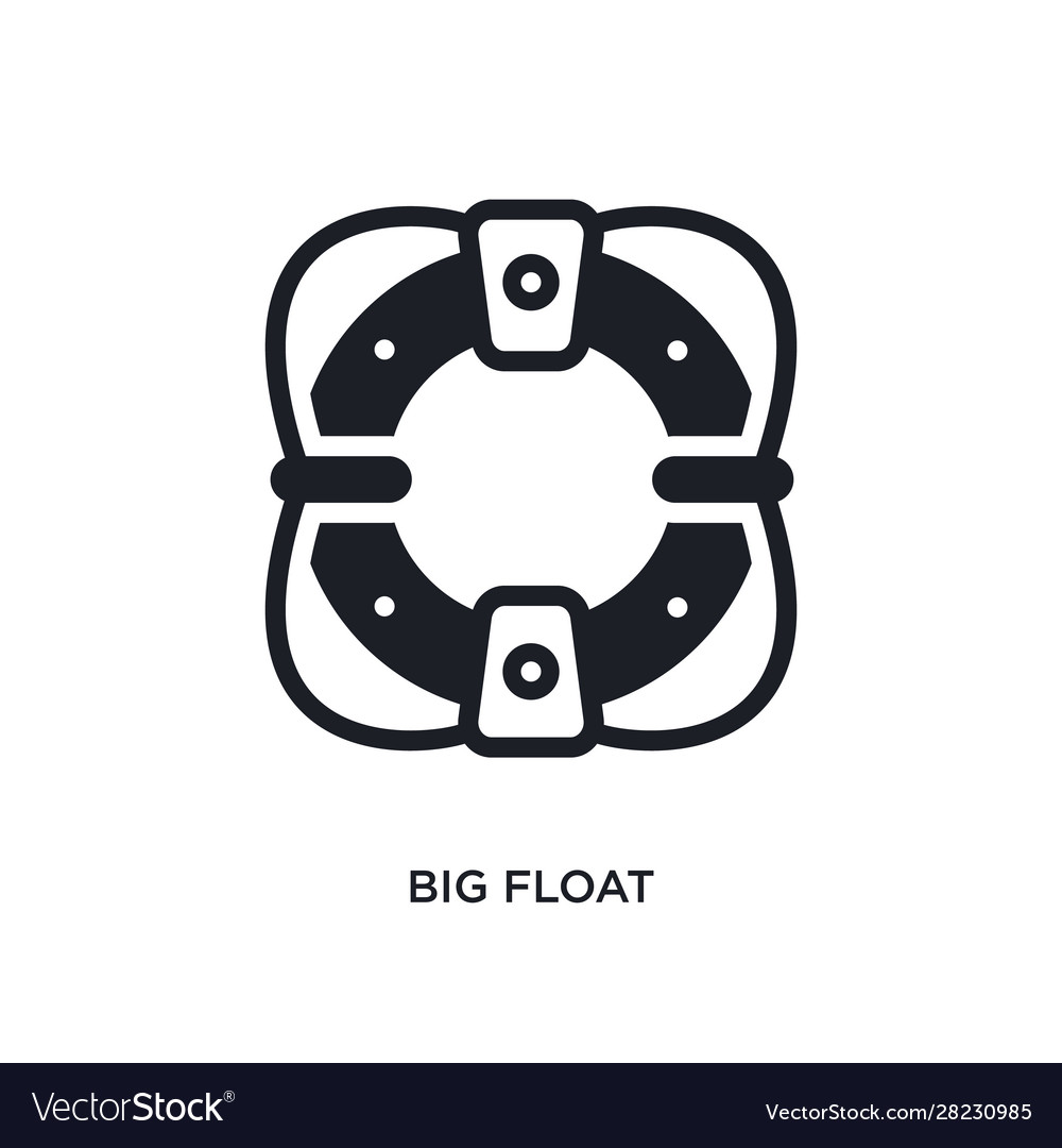 Big float isolated icon simple element from Vector Image