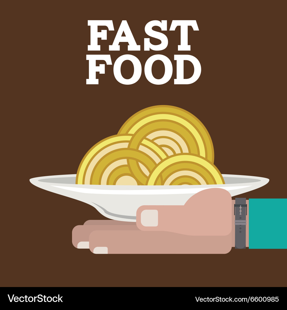 Delicious and good foodesign Royalty Free Vector Image