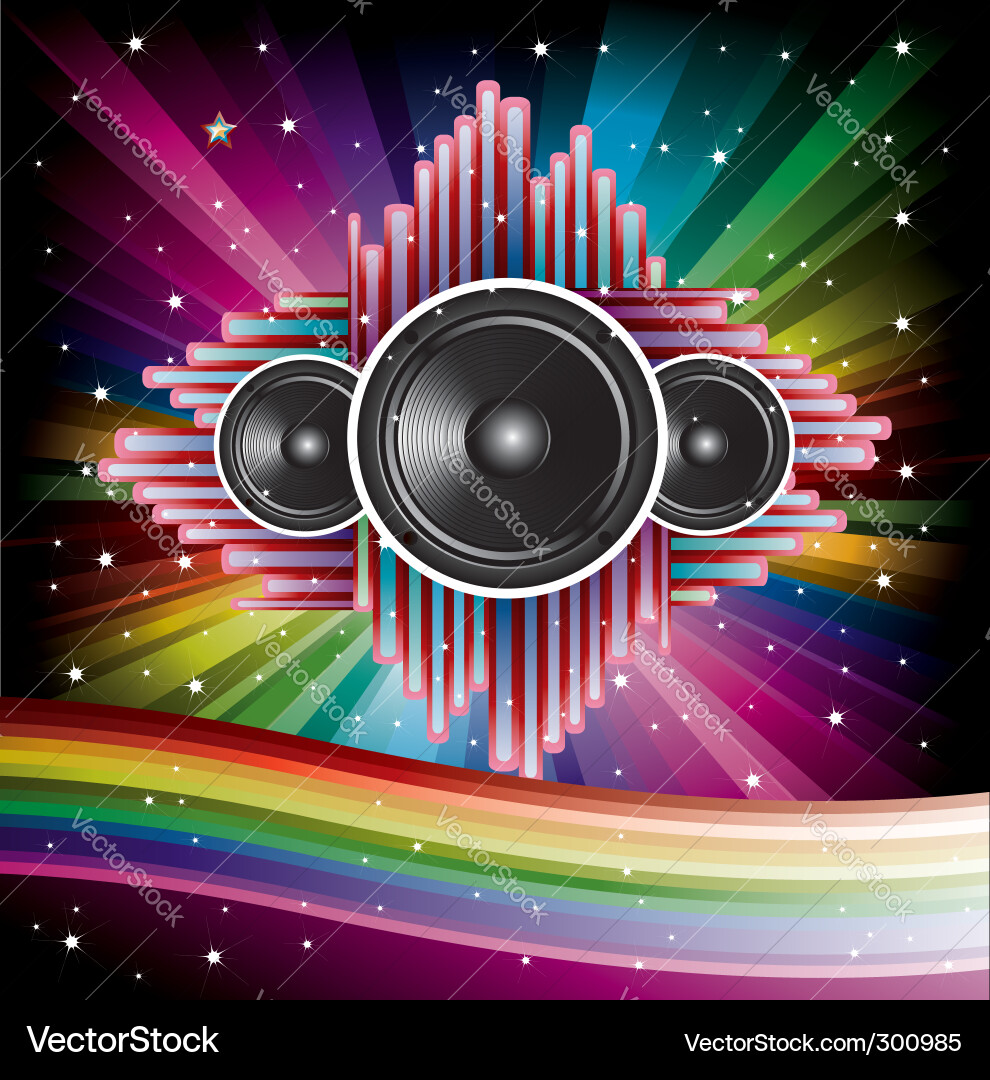 Disco background Royalty Free Vector Image - VectorStock