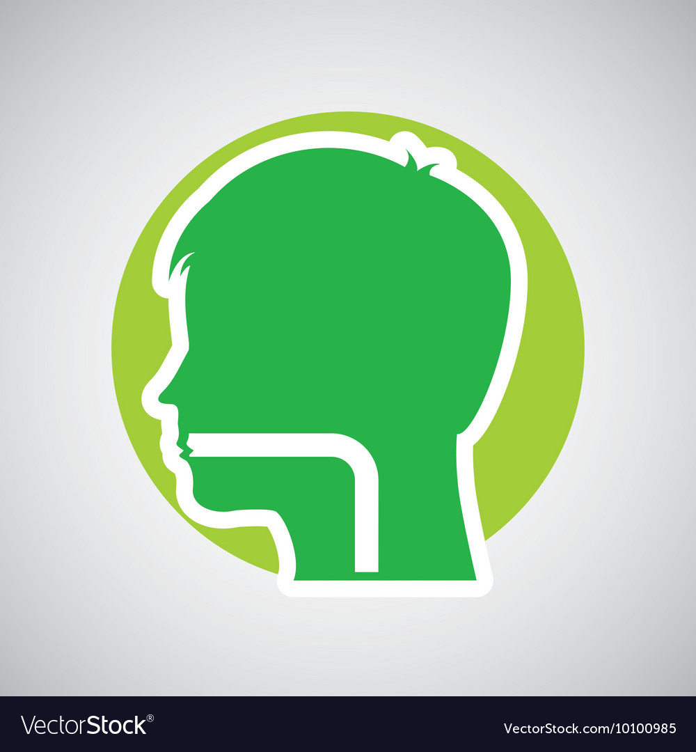 Human head icon Royalty Free Vector Image - VectorStock