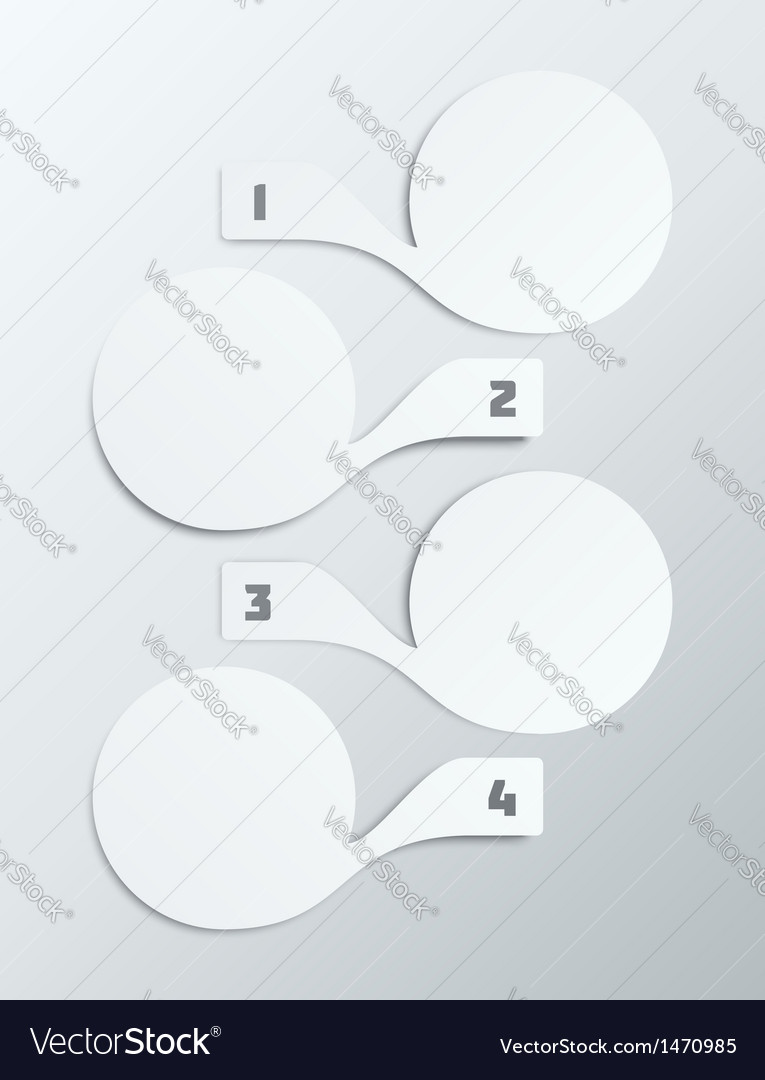 Light Gray Steps Infographics Elements Royalty Free Vector