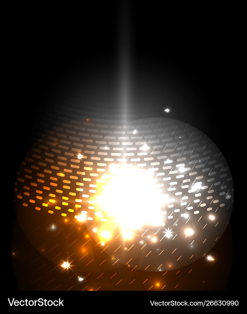 Glowing neon light holiday decoration Royalty Free Vector