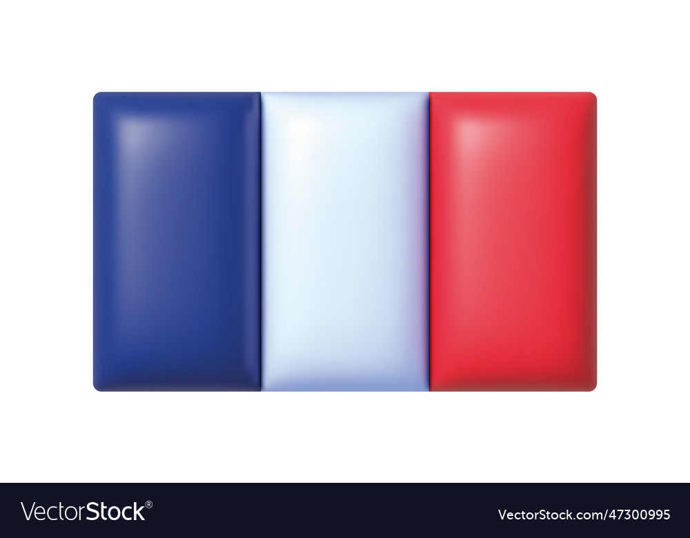 France 3d flag great design for any purposes Vector Image