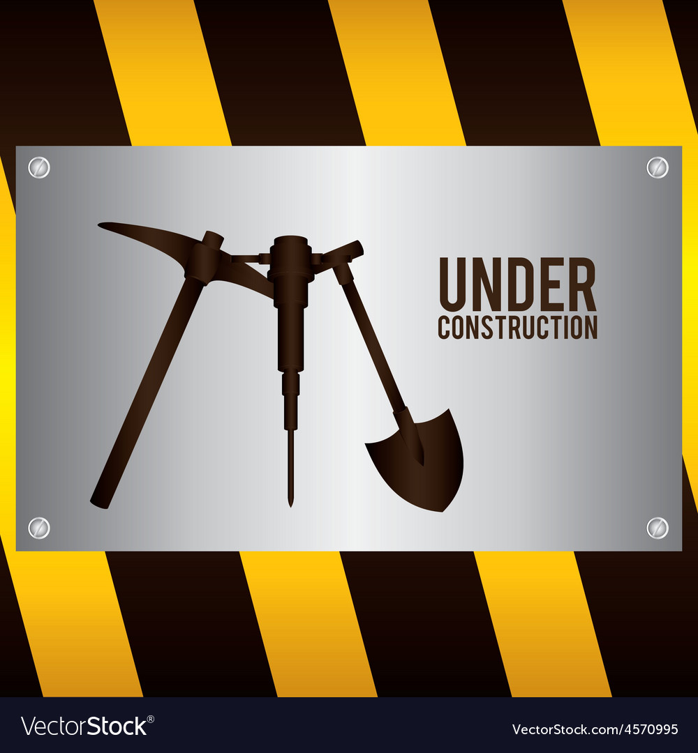 Under construction design Royalty Free Vector Image