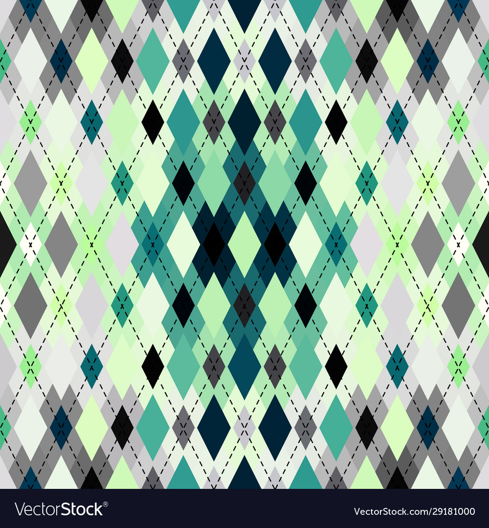 Argyle seamless pattern background Royalty Free Vector Image