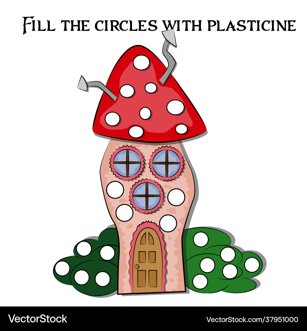 Educational paper game for preschoolers Royalty Free Vector