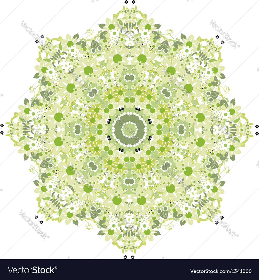 Floral pattern for your design spring concept Vector Image
