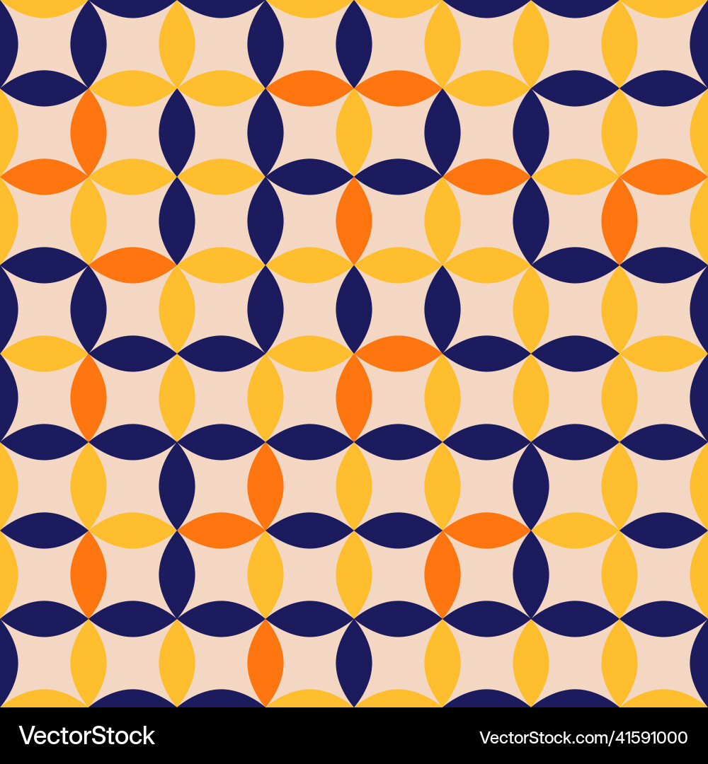 Seamless colorful neo-geo pattern modern Vector Image