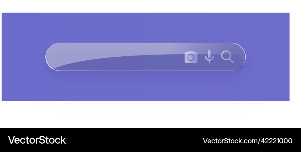 Search bar internet box website ui bars Royalty Free Vector
