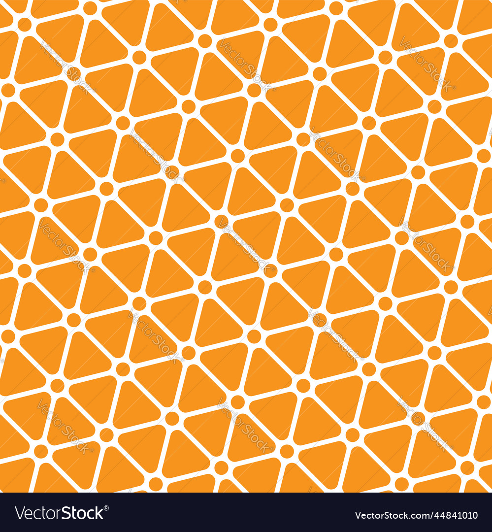 Colored triangles rounded corner seamless pattern Vector Image