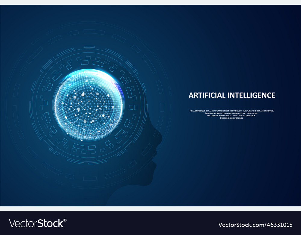 Artificial intelligence Royalty Free Vector Image