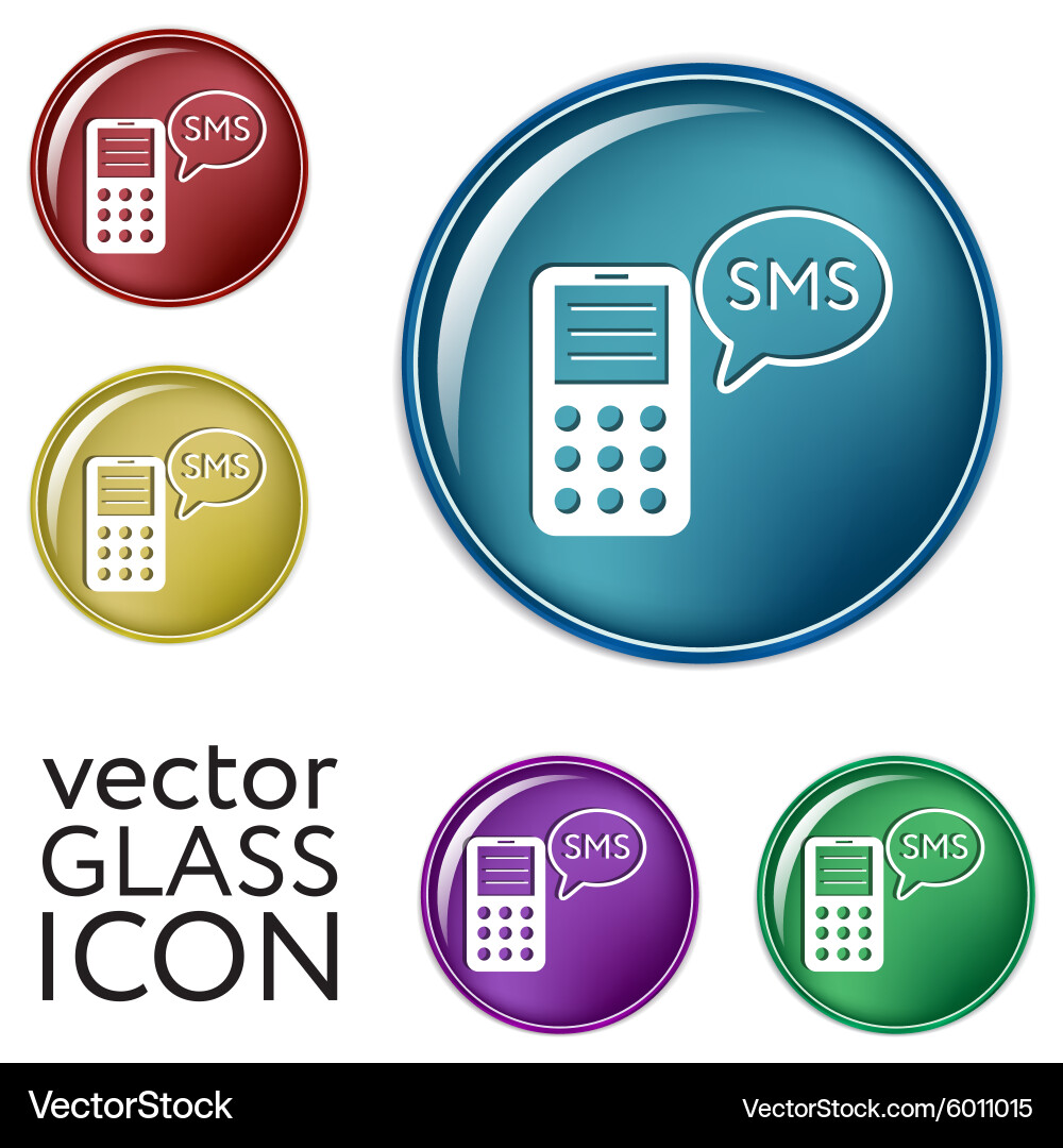 Smartphone with cloud of sms dialogue Royalty Free Vector