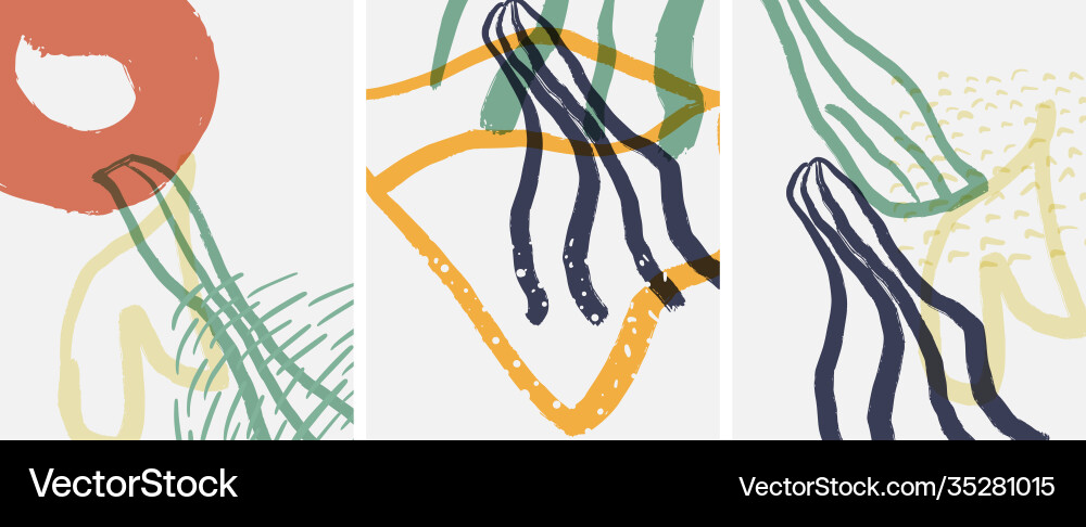 Social media abstract backgrounds abstract hand Vector Image
