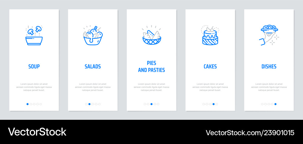Soup vertical cards with strong metaphors Vector Image