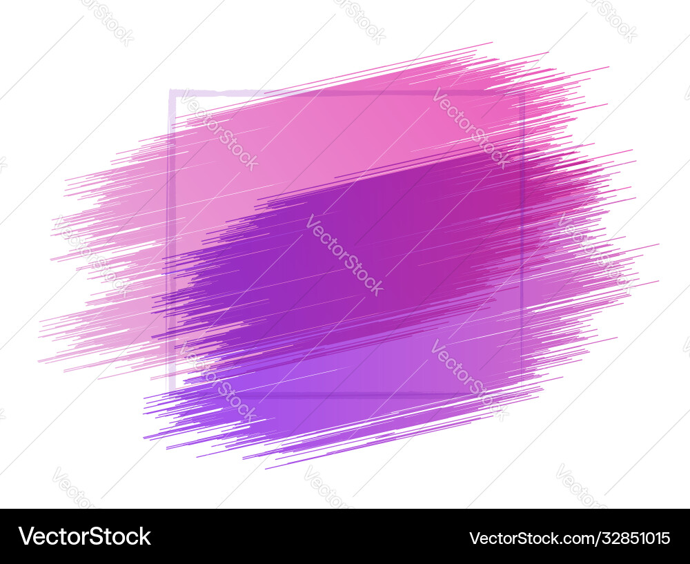 Text frame for abstract grunge paint brush Vector Image