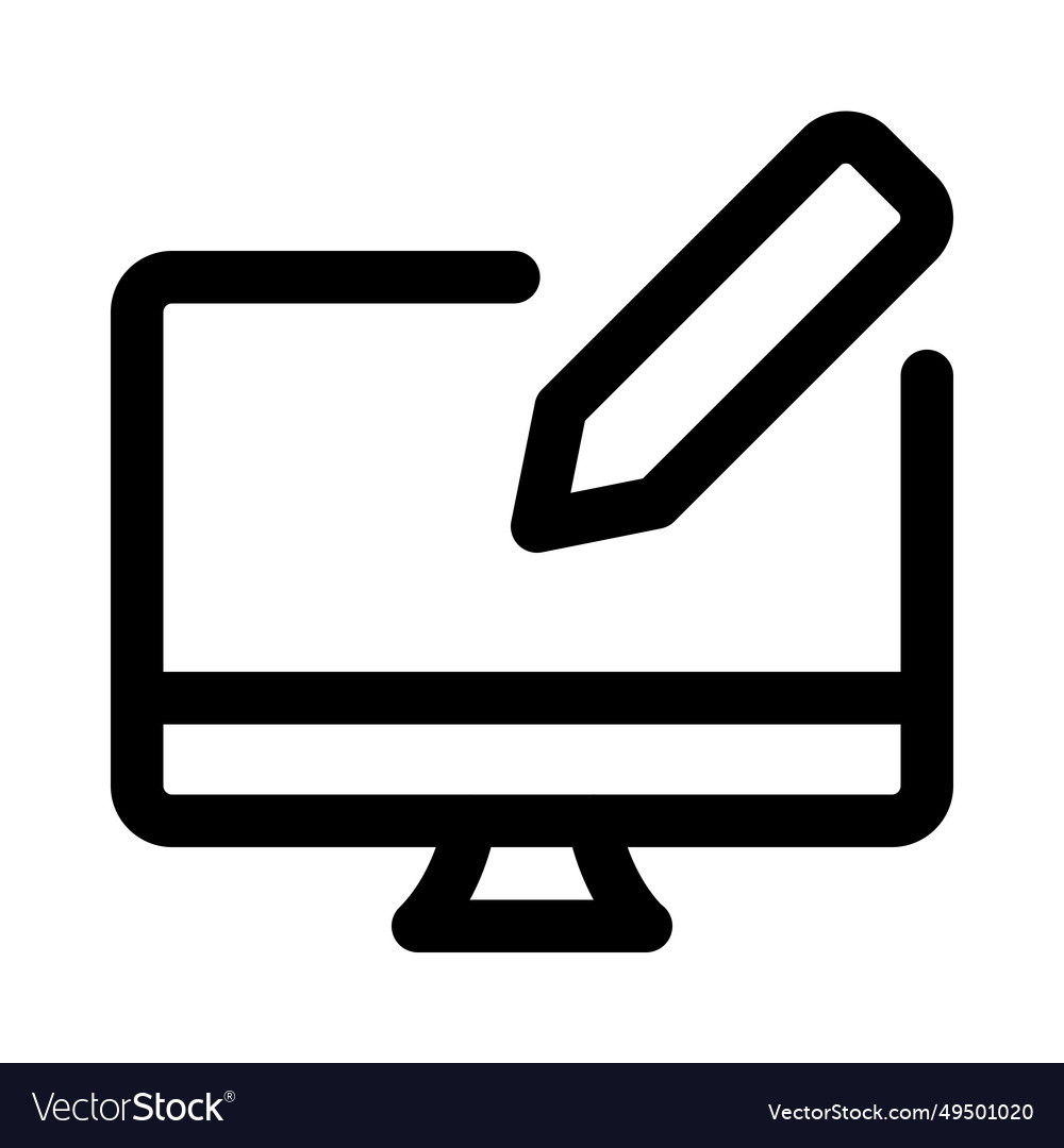 Digital input device used on screen Royalty Free Vector