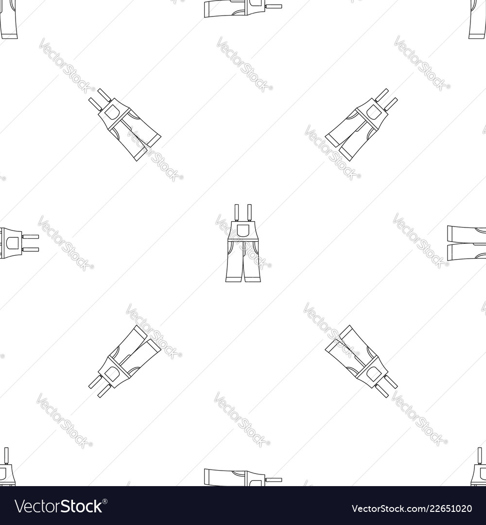 Work pants pattern seamless Royalty Free Vector Image