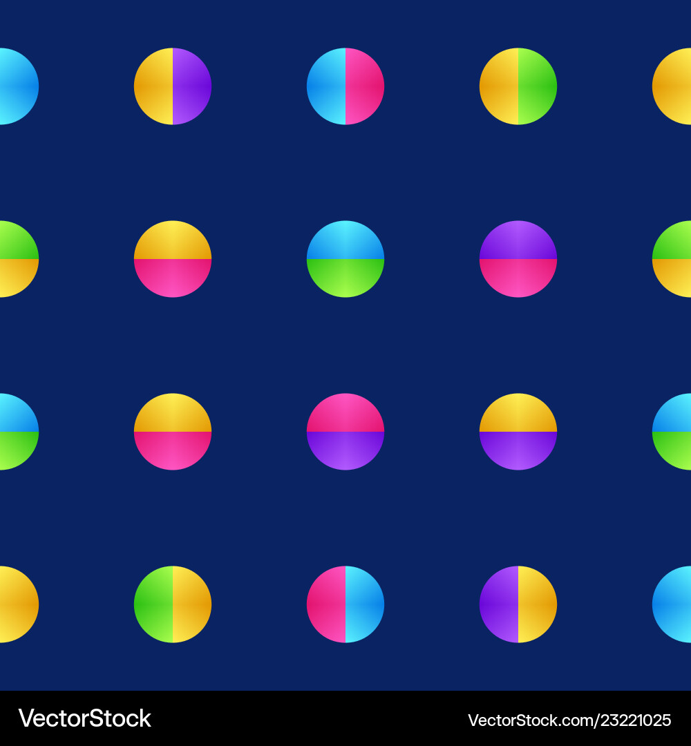 Colorful of circle pattern texture background in Vector Image