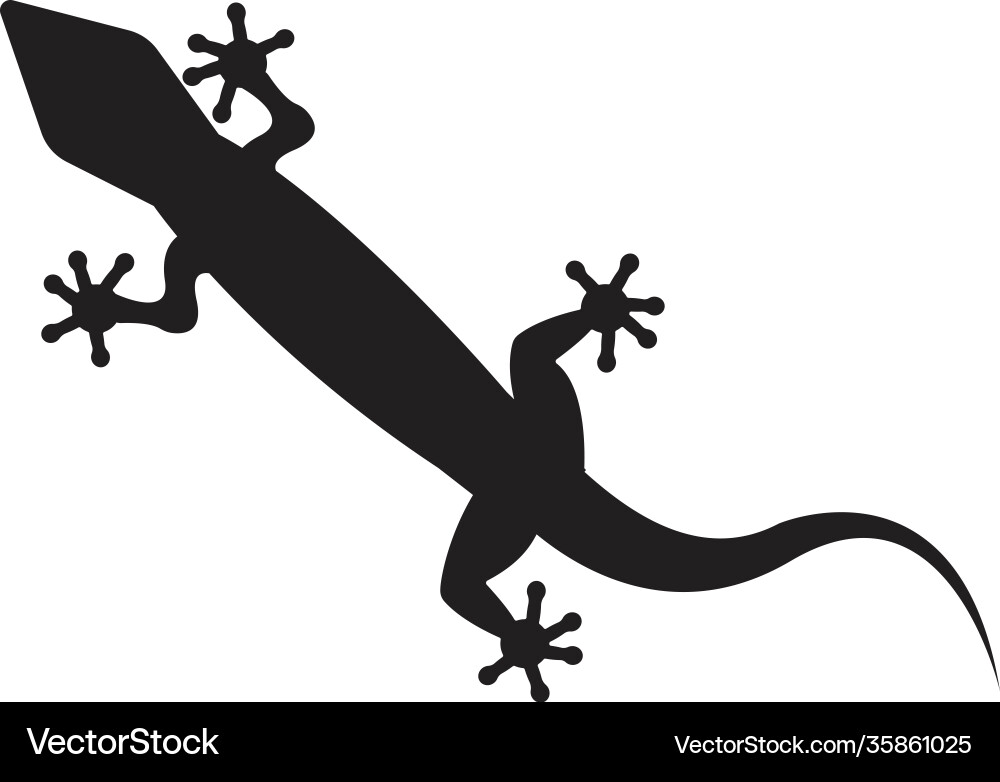 Lizard icon logo and symbols template Royalty Free Vector