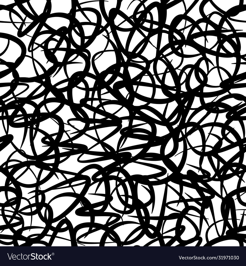 Abstract seamless pattern background handmade Vector Image