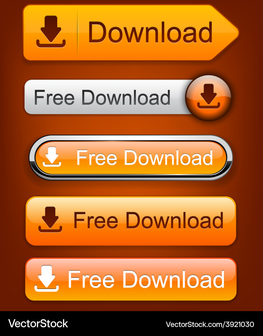 Download high-detailed modern buttons Royalty Free Vector